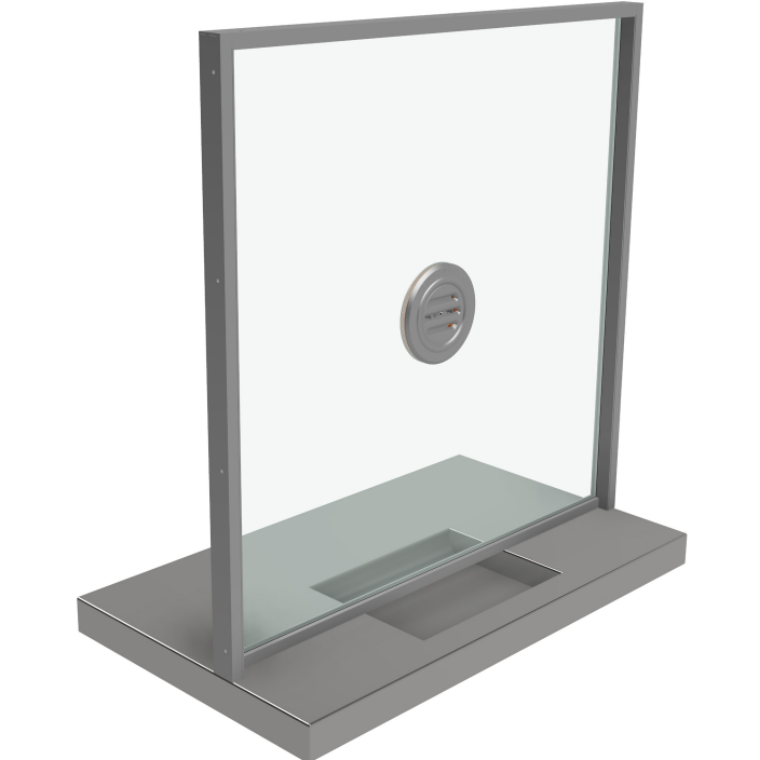 CRL Satin Anodized Cashier Window Unit
